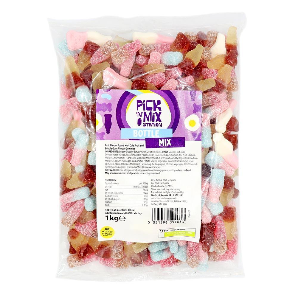 1kg Bottle Sweets Mix Bag – Giant Bradley's Online Sweet Shop