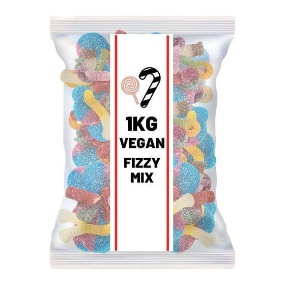 1kg Vegan Fizzy Mix | Giant Bradley's Online Sweet Shop