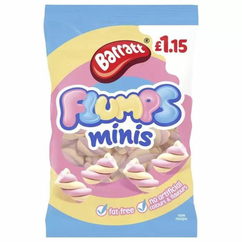 Barratt Flumps minis Bag 120g – Giant Bradley's Online Sweet Shop