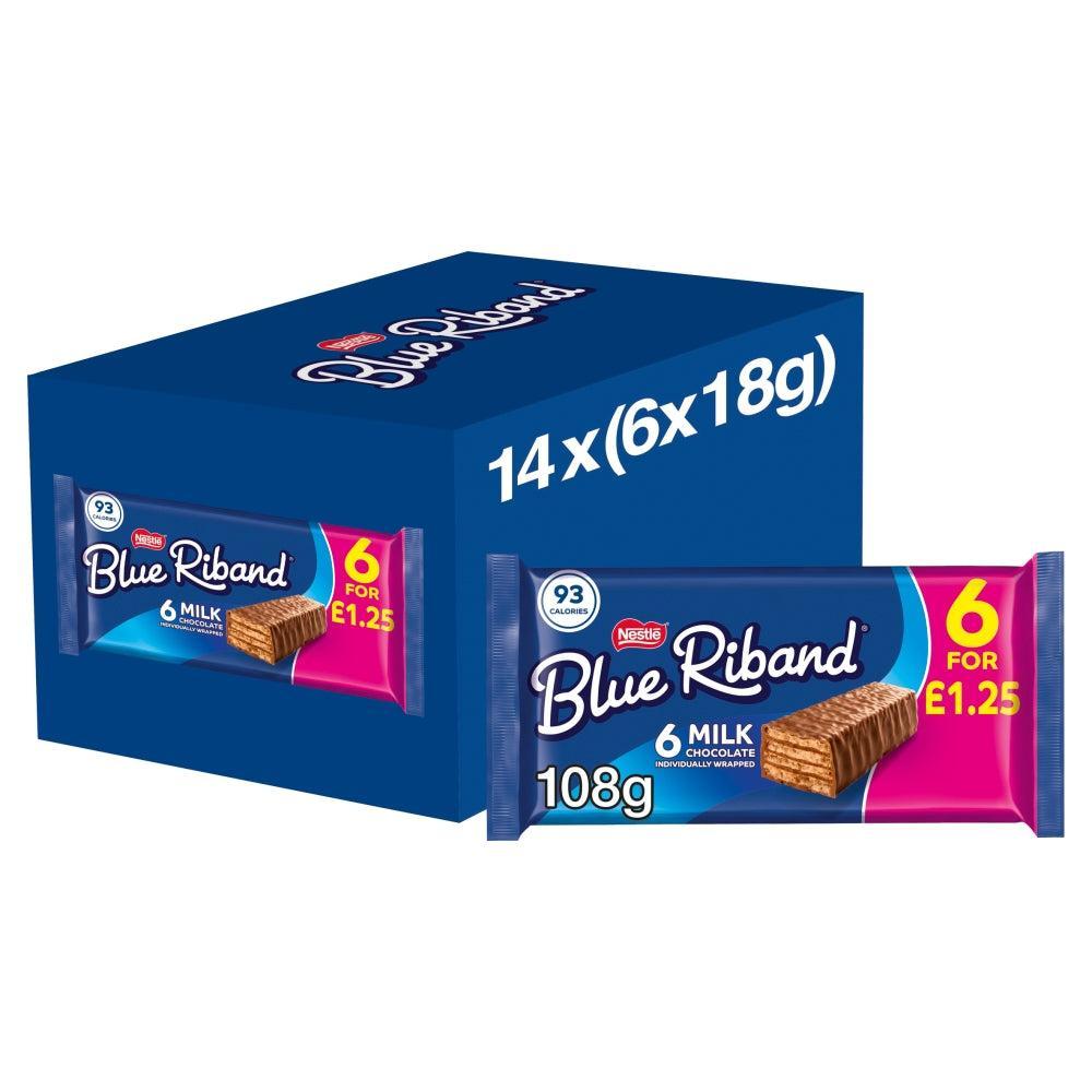 Blue Riband Milk Chocolate Wafer Biscuits 6 Pack – Giant Bradley's ...