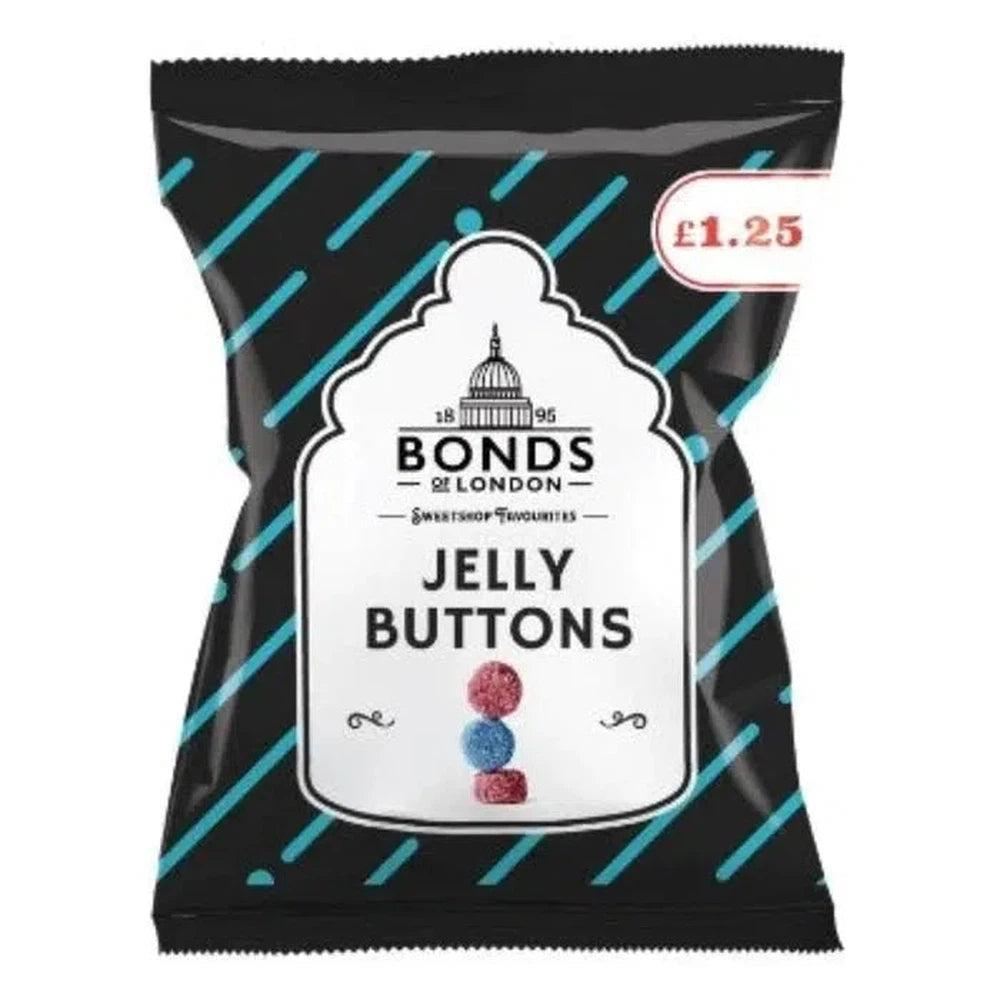 Bonds Jelly Buttons Bags 105g – Giant Bradley's Online Sweet Shop