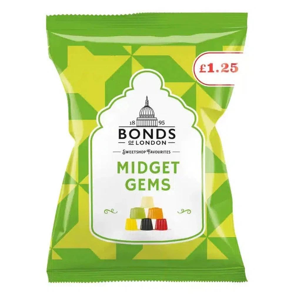 Bonds Midget Gems Bags 130g – Giant Bradley's Online Sweet Shop