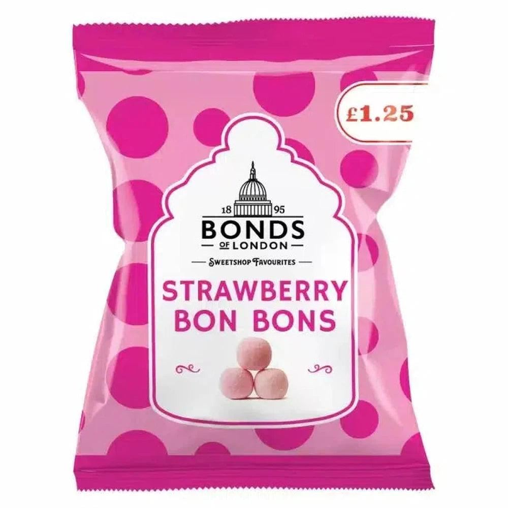 Bonds Strawberry Bon Bons 110g – Giant Bradley's Online Sweet Shop