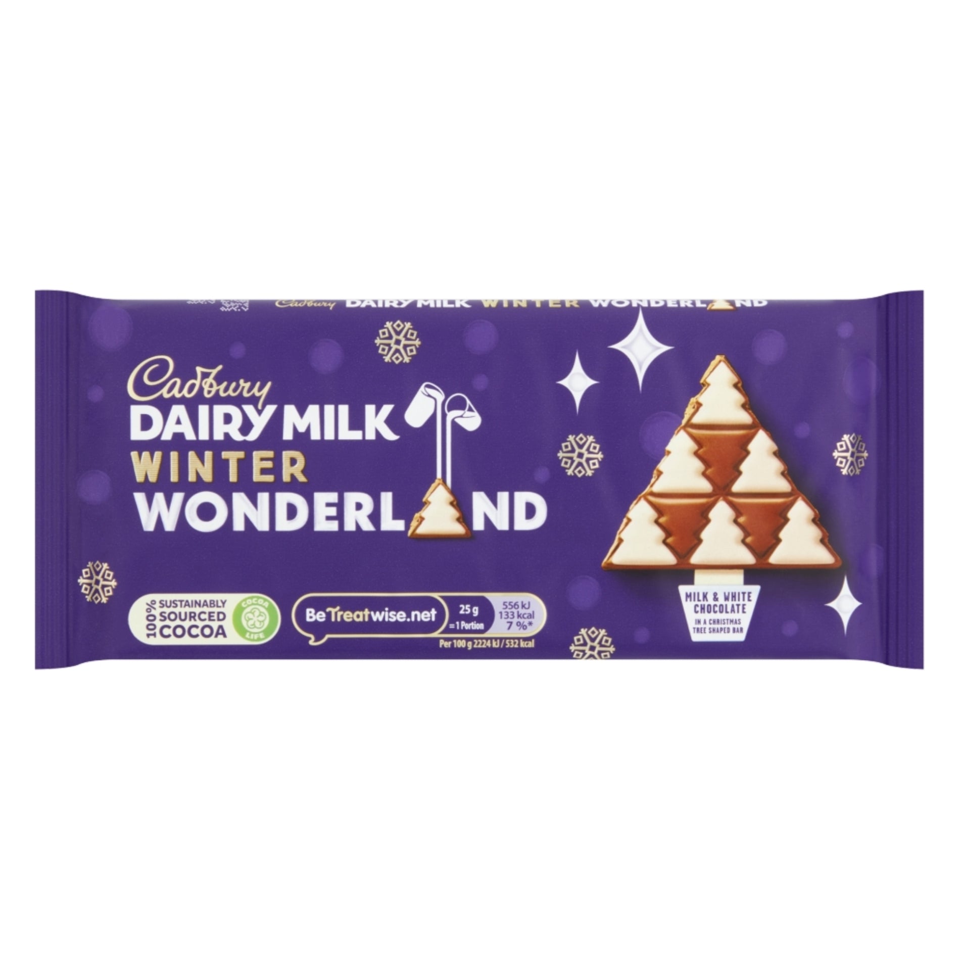 Cadbury Dairy Milk Christmas Winter Wonderland Chocolate Bar 100g ...