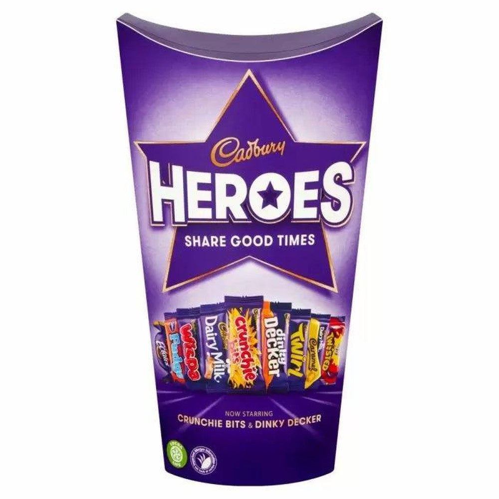 Cadbury Heroes Chocolate Box 290g | Giant Bradley's Online Sweet Shop