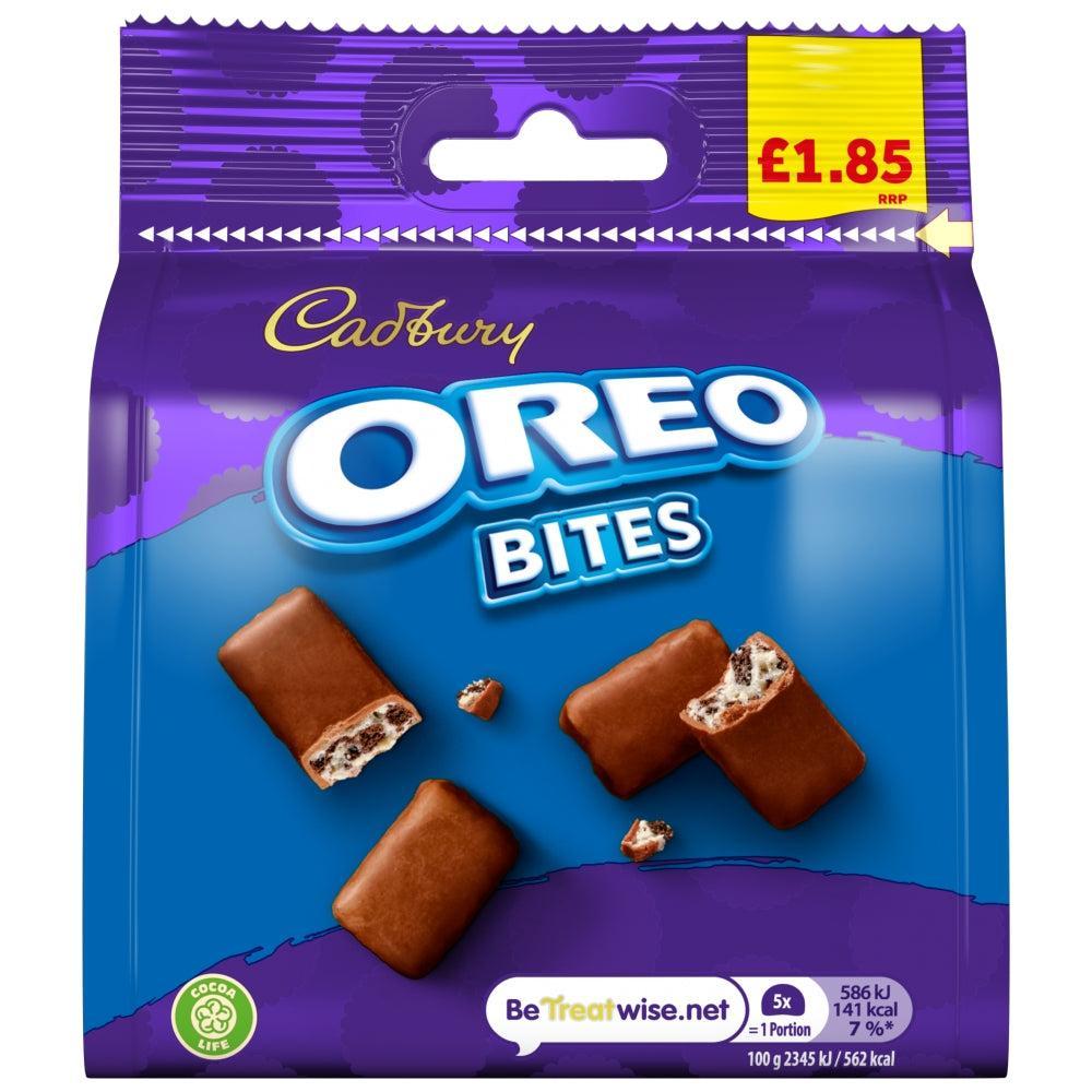 Cadbury Oreo Bites Bag 85g PMP – Giant Bradley's Online Sweet Shop