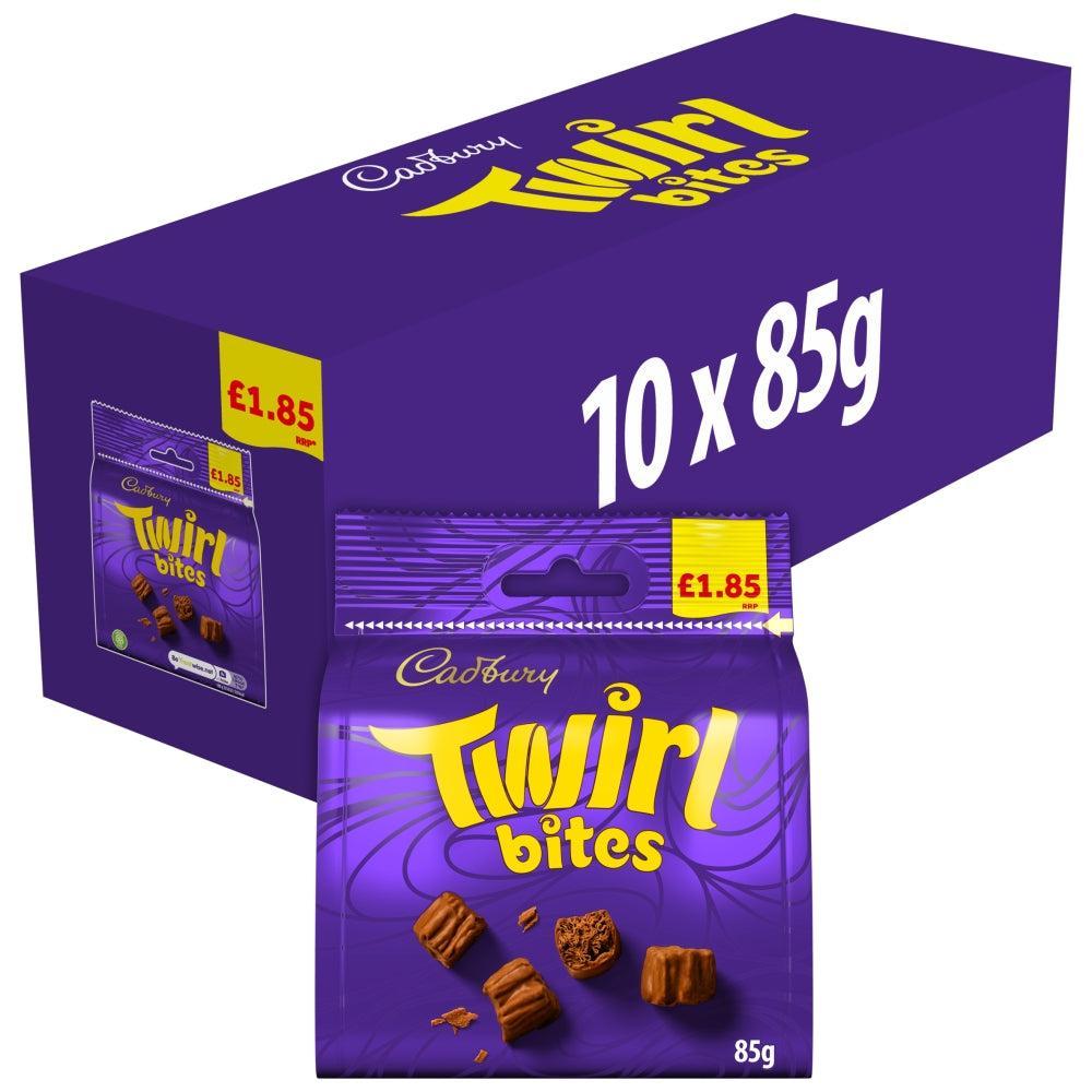 Cadbury Twirl Bites Chocolate Bag 85g PMP - Bags, Boxes & Bars – Giant ...