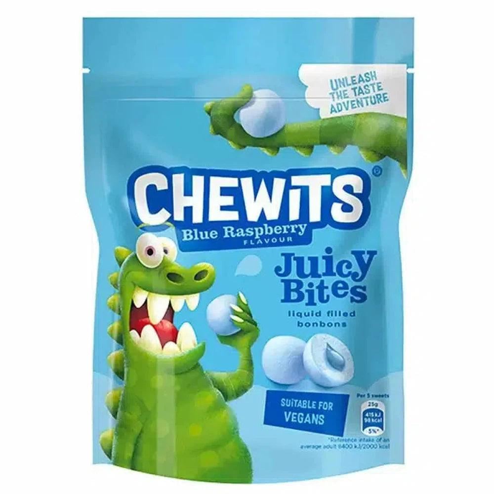 Chewits Blue Raspberry Juicy Bites 115g – Giant Bradley's Online Sweet Shop
