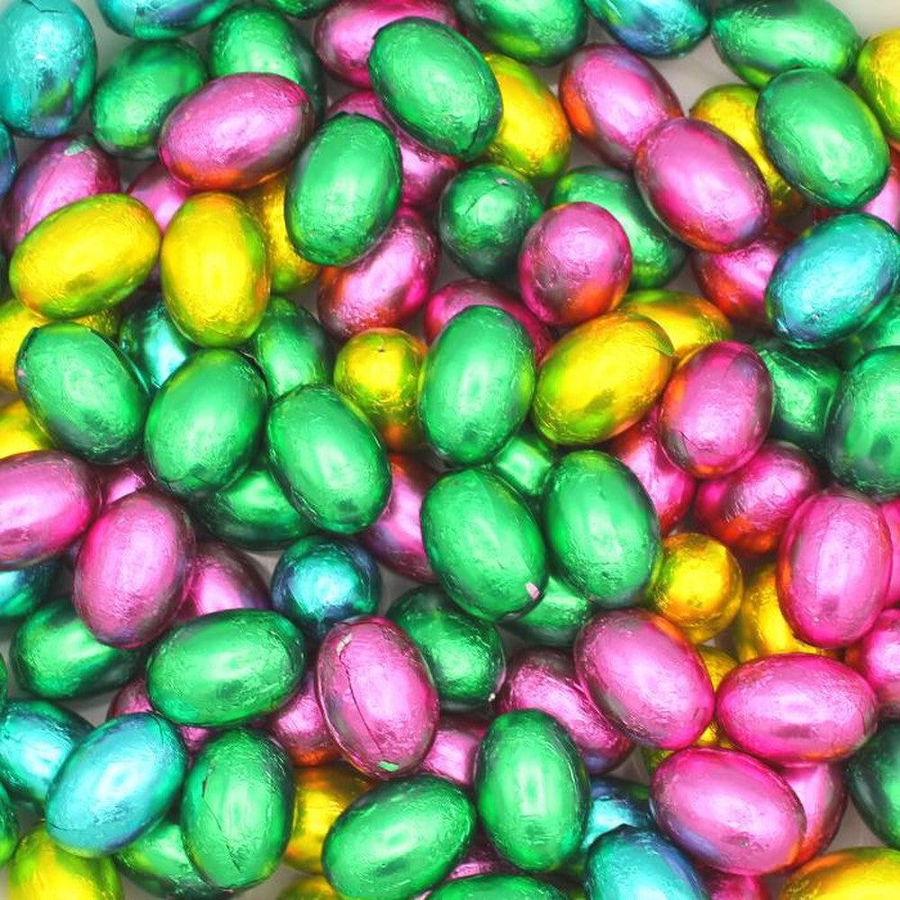 Chocolate Foiled Mini Easter Eggs | Giant Bradley's Online Sweet Shop