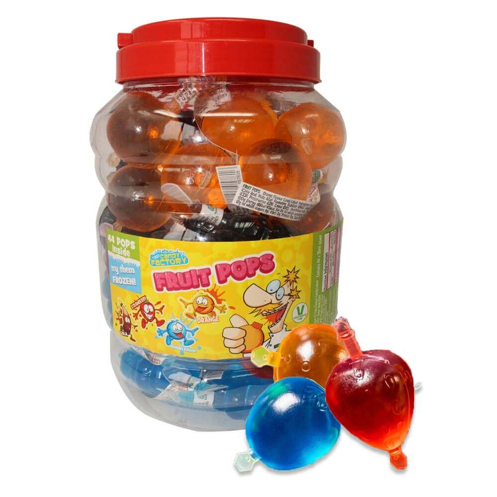 Crazy Candy Factory Fruit Pops 35ml – Giant Bradley's Online Sweet Shop