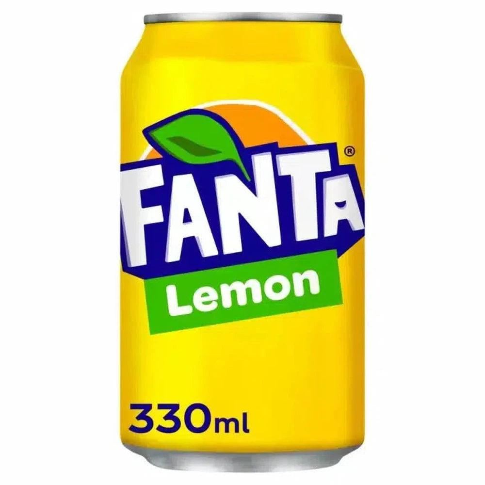 Fanta Lemon Cans (330ml) – Giant Bradley's Online Sweet Shop