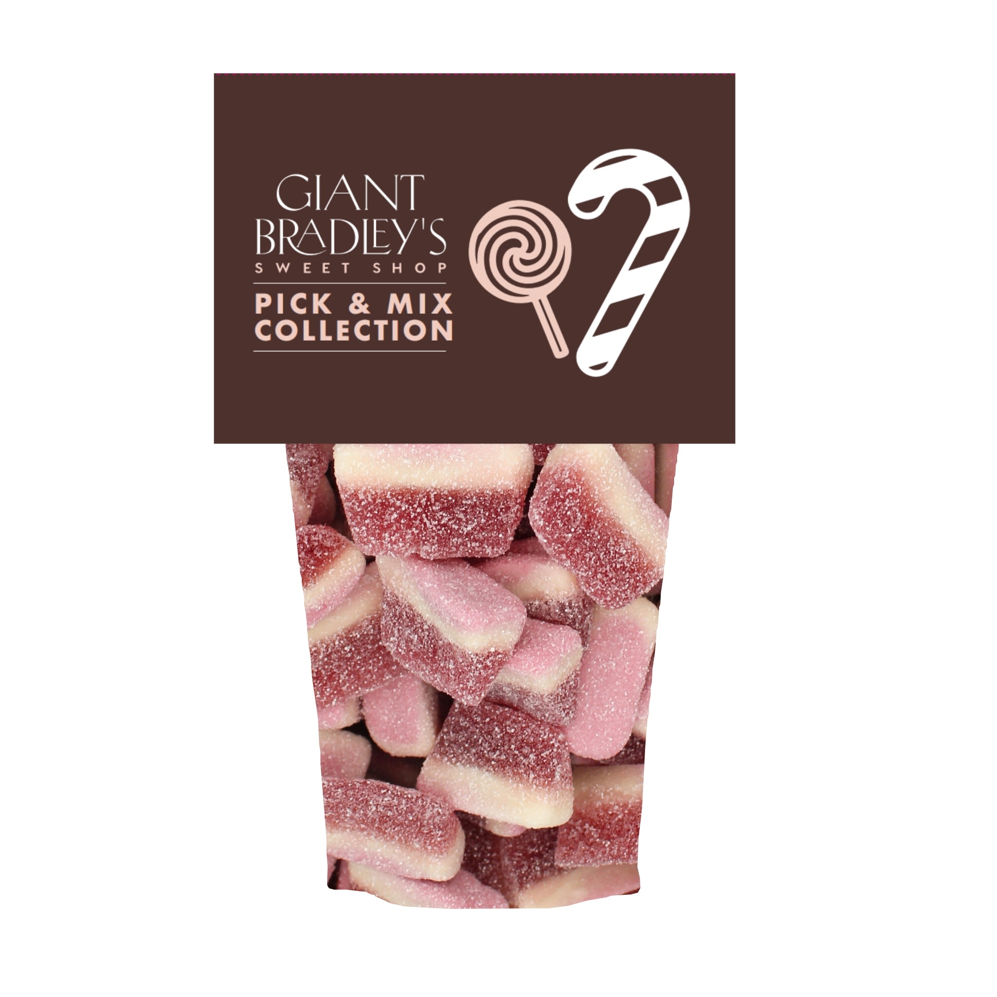Fizzy Cherry Slices – Giant Bradley's Online Sweet Shop