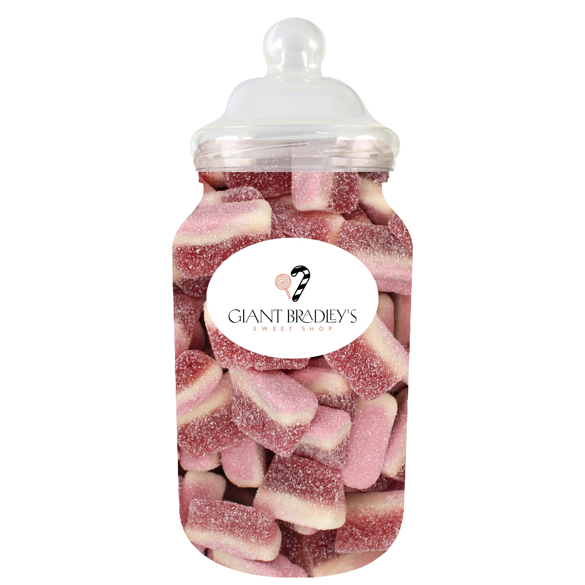Fizzy Cherry Slices – Giant Bradley's Online Sweet Shop