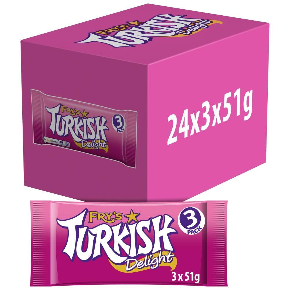 Fry's Turkish Delight 3 Pack – Giant Bradley's Online Sweet Shop
