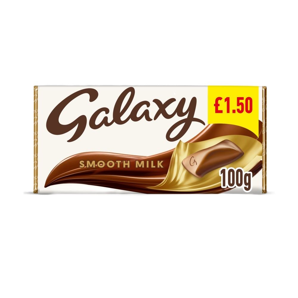 Galaxy Smooth Milk Chocolate Sharing Bars 100g – Giant Bradley's Online ...