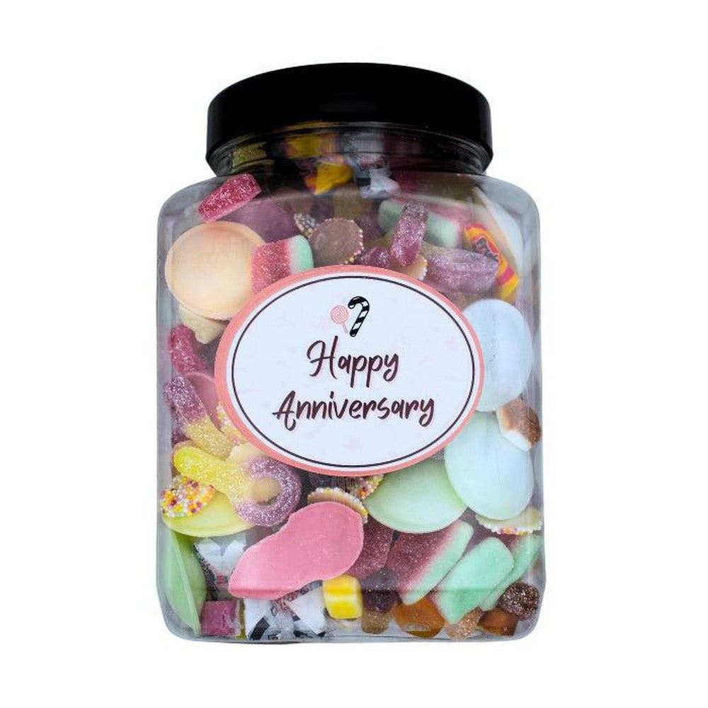 Happy Anniversary Sweet Jar Gift – Giant Bradley's Online Sweet Shop