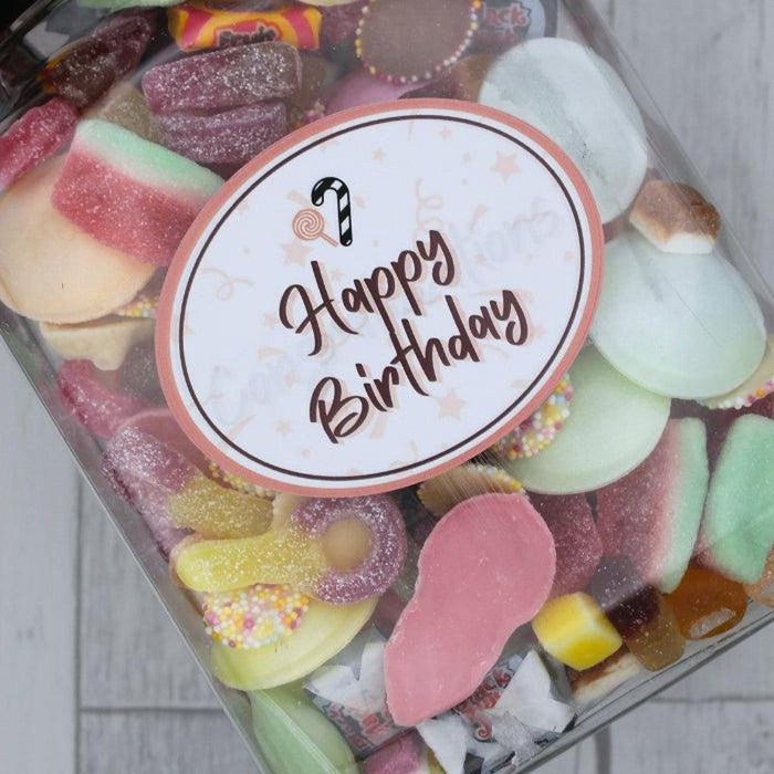 Happy Birthday Sweet Jar Gift | Giant Bradley's Online Sweet Shop