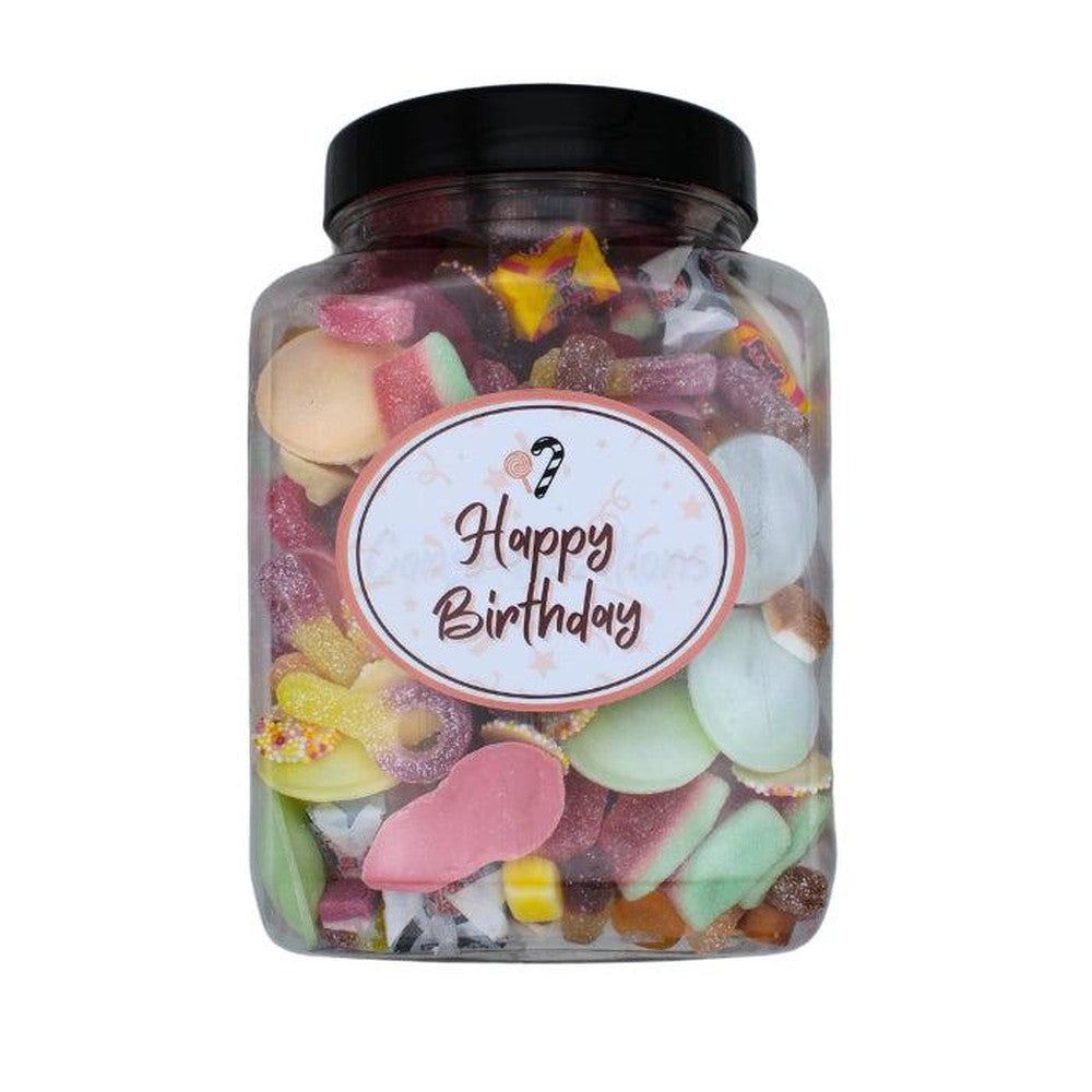 Happy Birthday Sweet Jar Gift – Giant Bradley's Online Sweet Shop