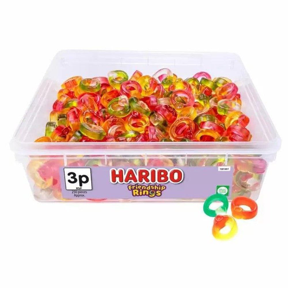Haribo Friendship Rings Tub 480g – Giant Bradley's Online Sweet Shop