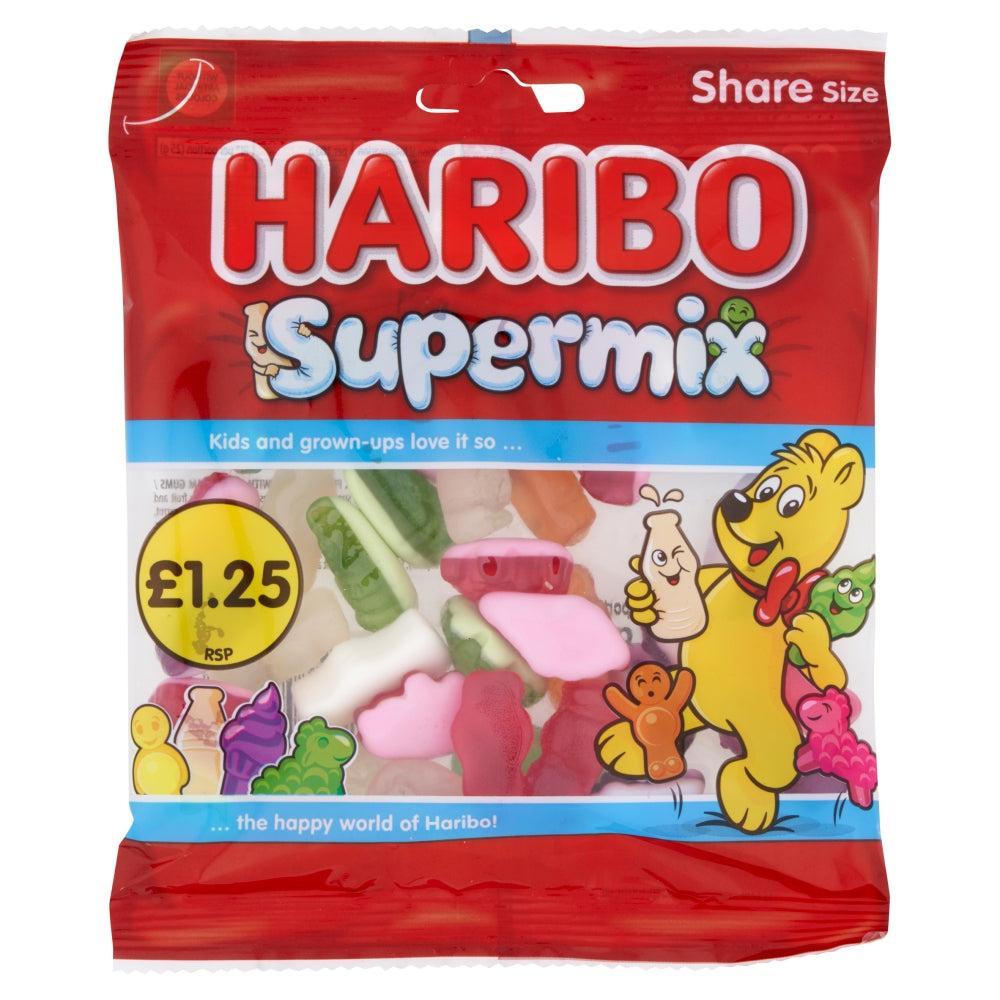 Haribo Supermix Share Bags 140g PMP - Bags, Boxes & Bars – Giant ...