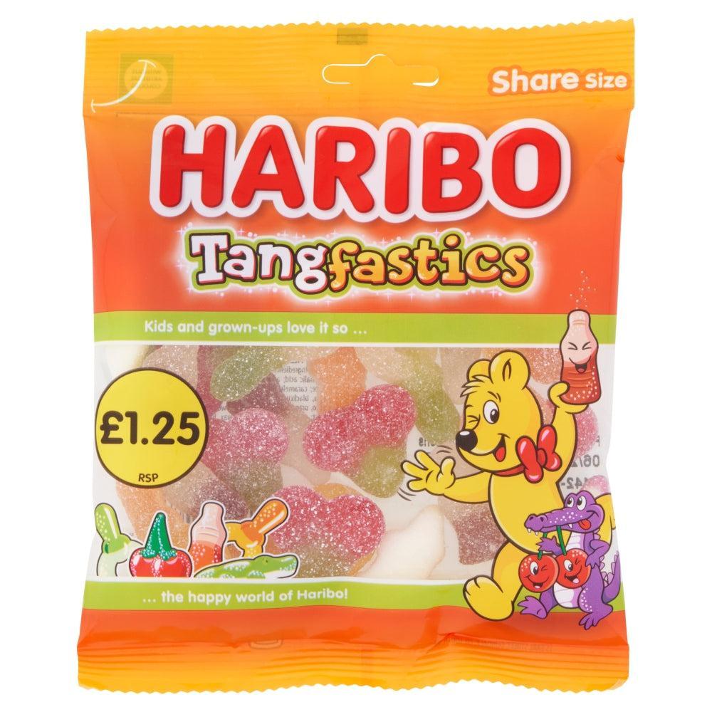 Haribo Tangfastics Share Bags 140g PMP – Giant Bradley's Online Sweet Shop