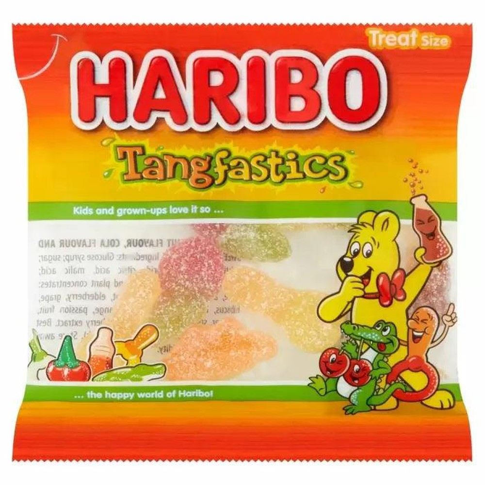 Haribo Tangfastics Treat Bags 16g box of 100 – Giant Bradley's Online ...