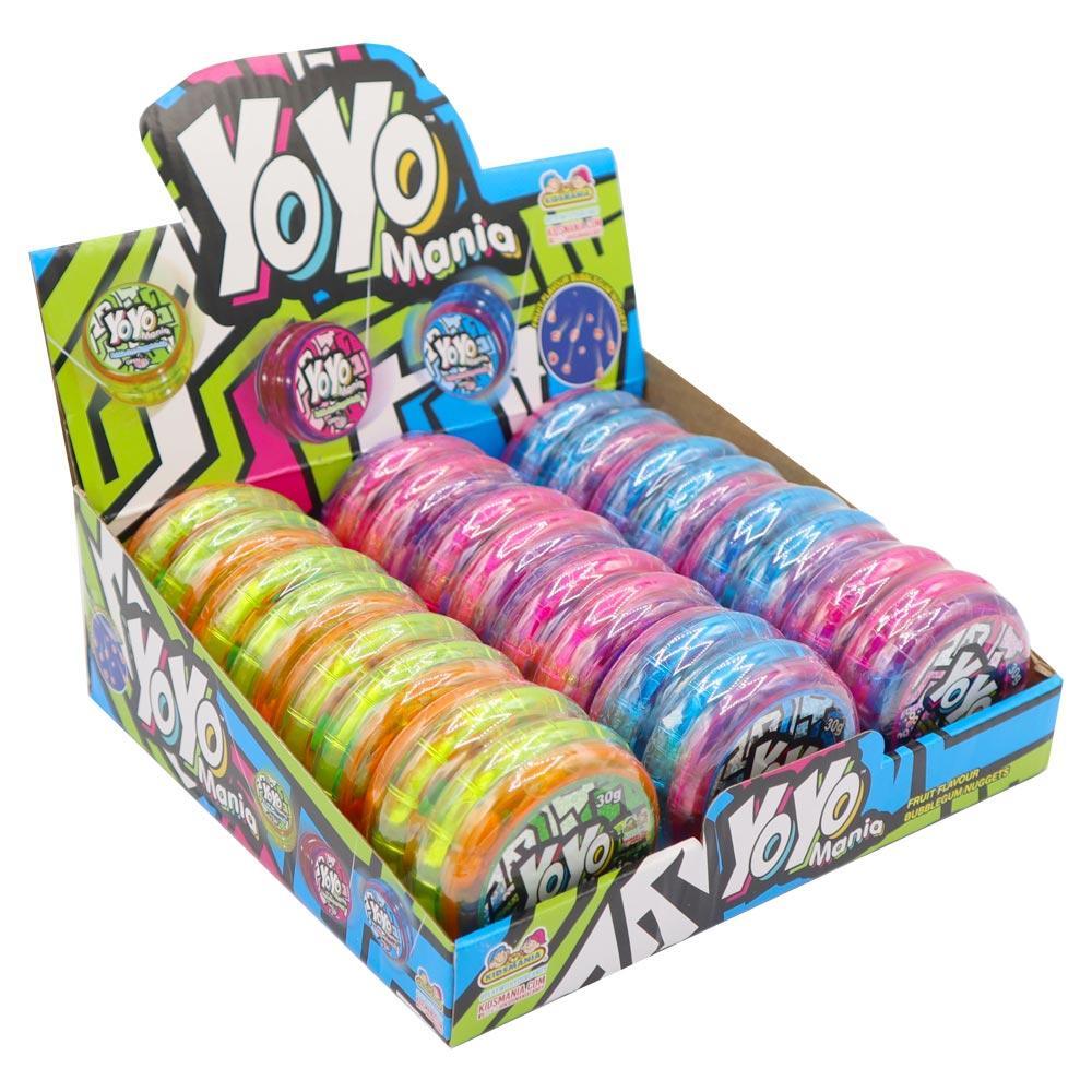 Kidsmania Yo-Yo Mania 30g Random Colour – Giant Bradley's Online Sweet Shop