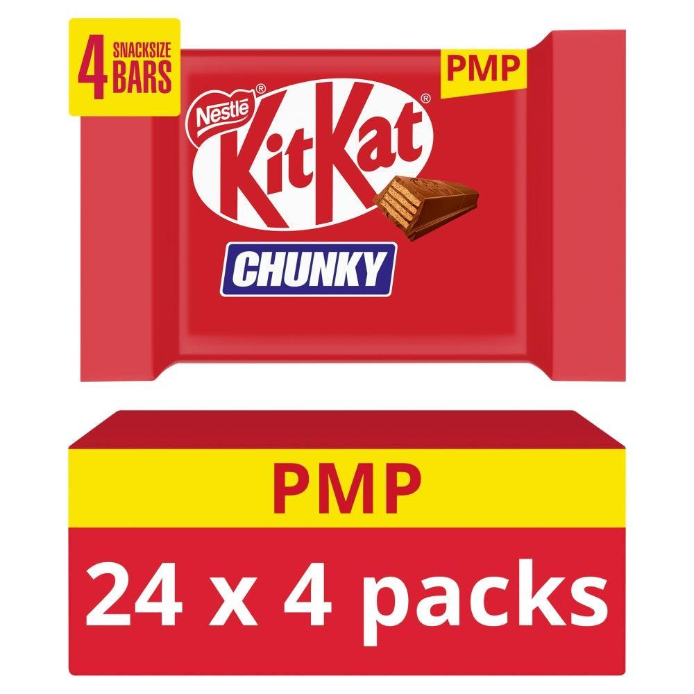 Kit Kat Chunky Milk Chocolate Bar 4 Pack 128g PMP – Giant Bradley's ...