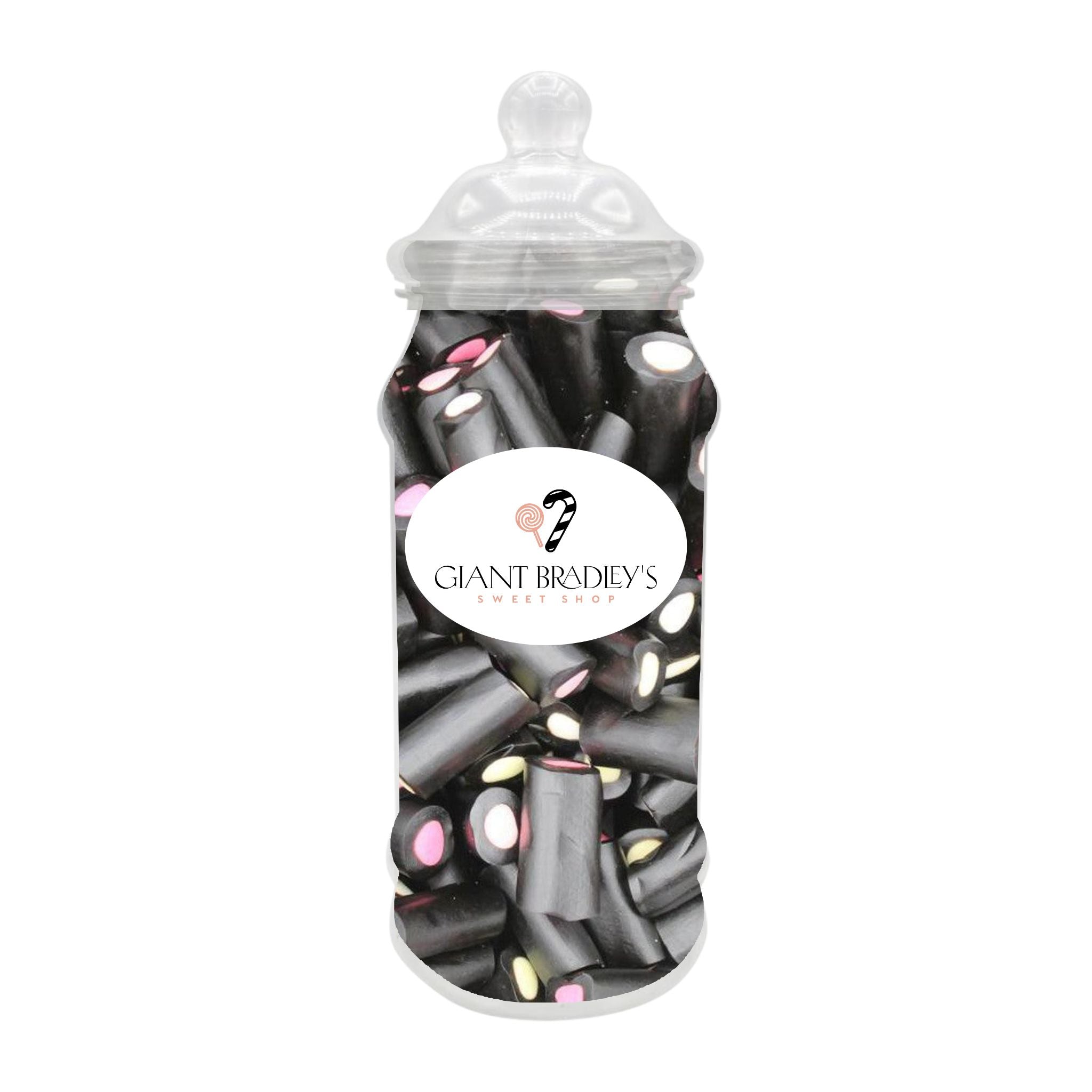 Liquorice Cream Rock – Giant Bradley's Online Sweet Shop