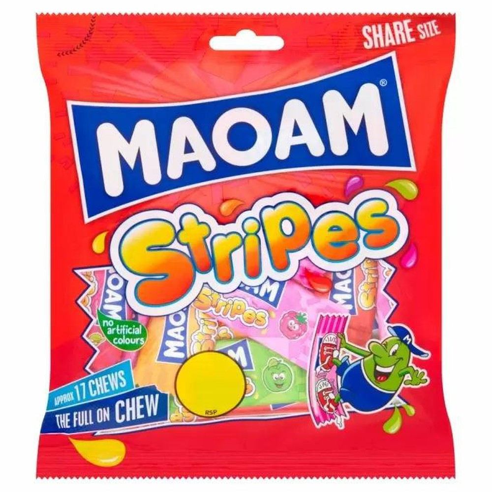 Maoam Stripes Bags 140g – Giant Bradley's Online Sweet Shop