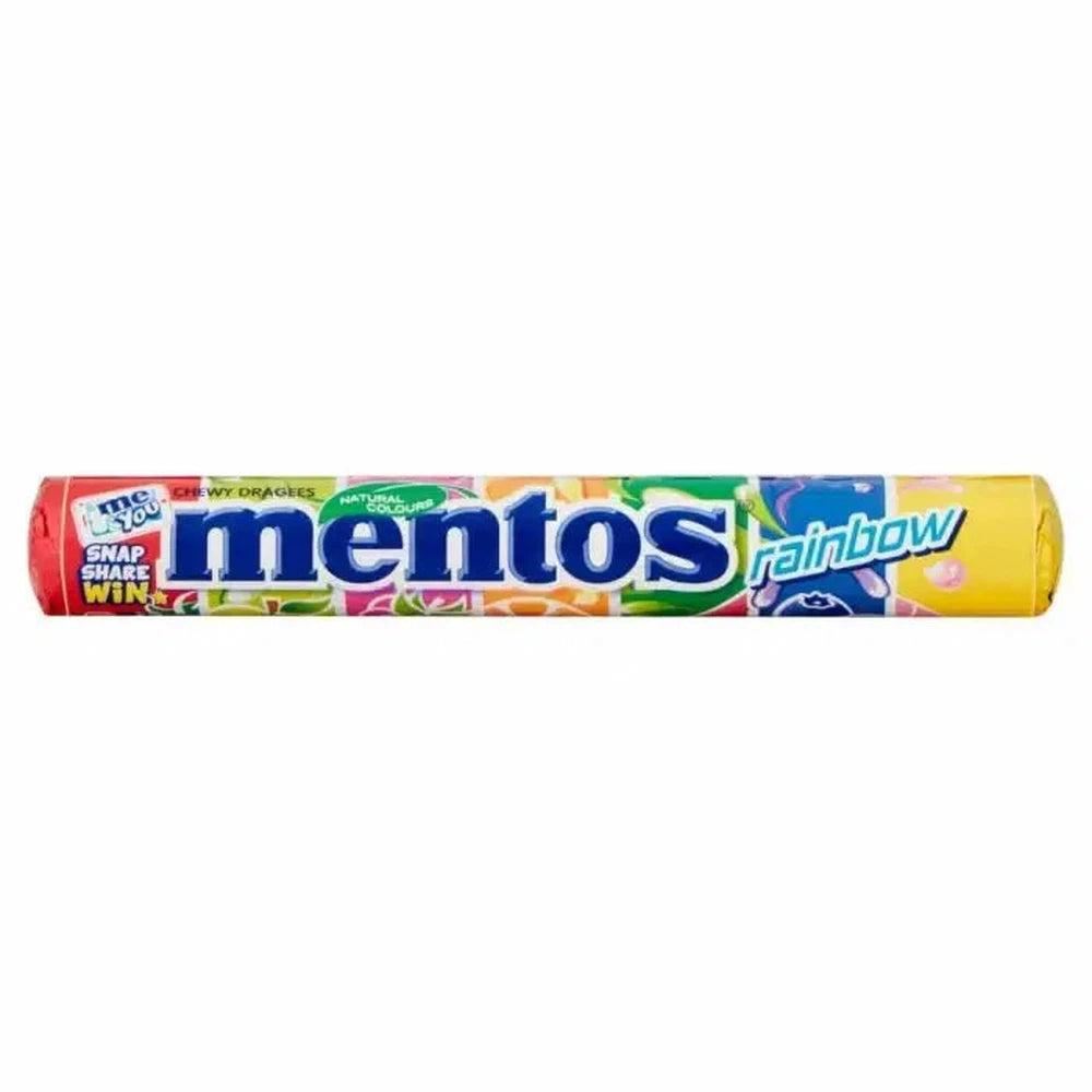 Mentos Rainbow Chewy Dragees 37.5g – Giant Bradley's Online Sweet Shop