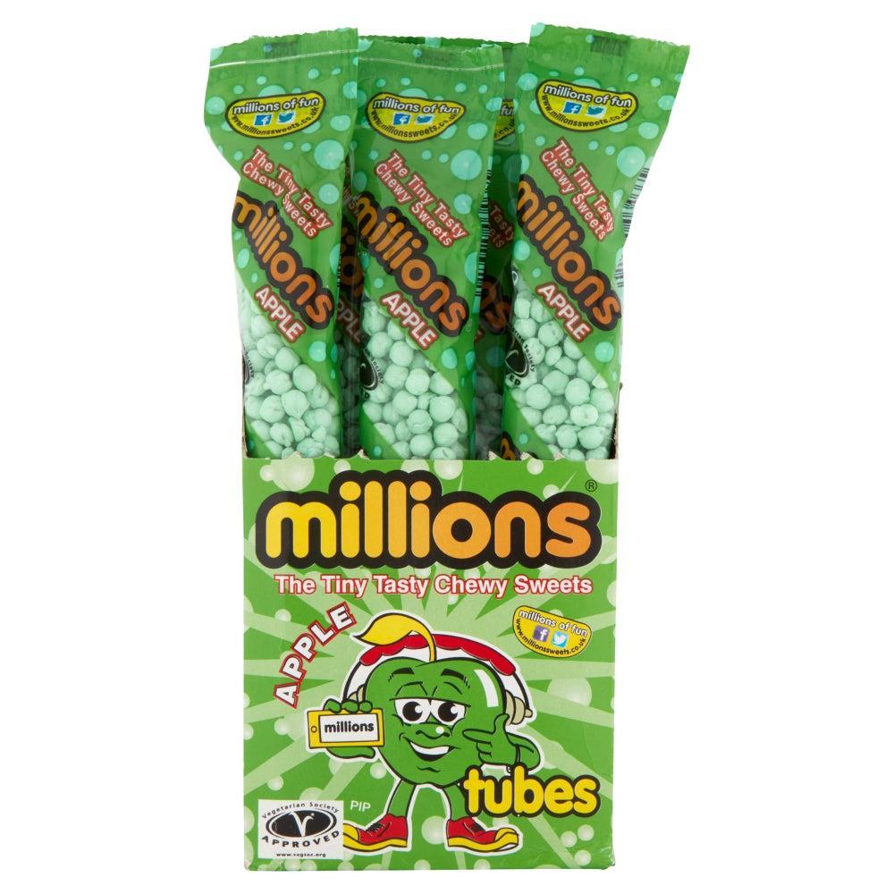 Millions Apple Tubes 55g – Giant Bradley's Online Sweet Shop