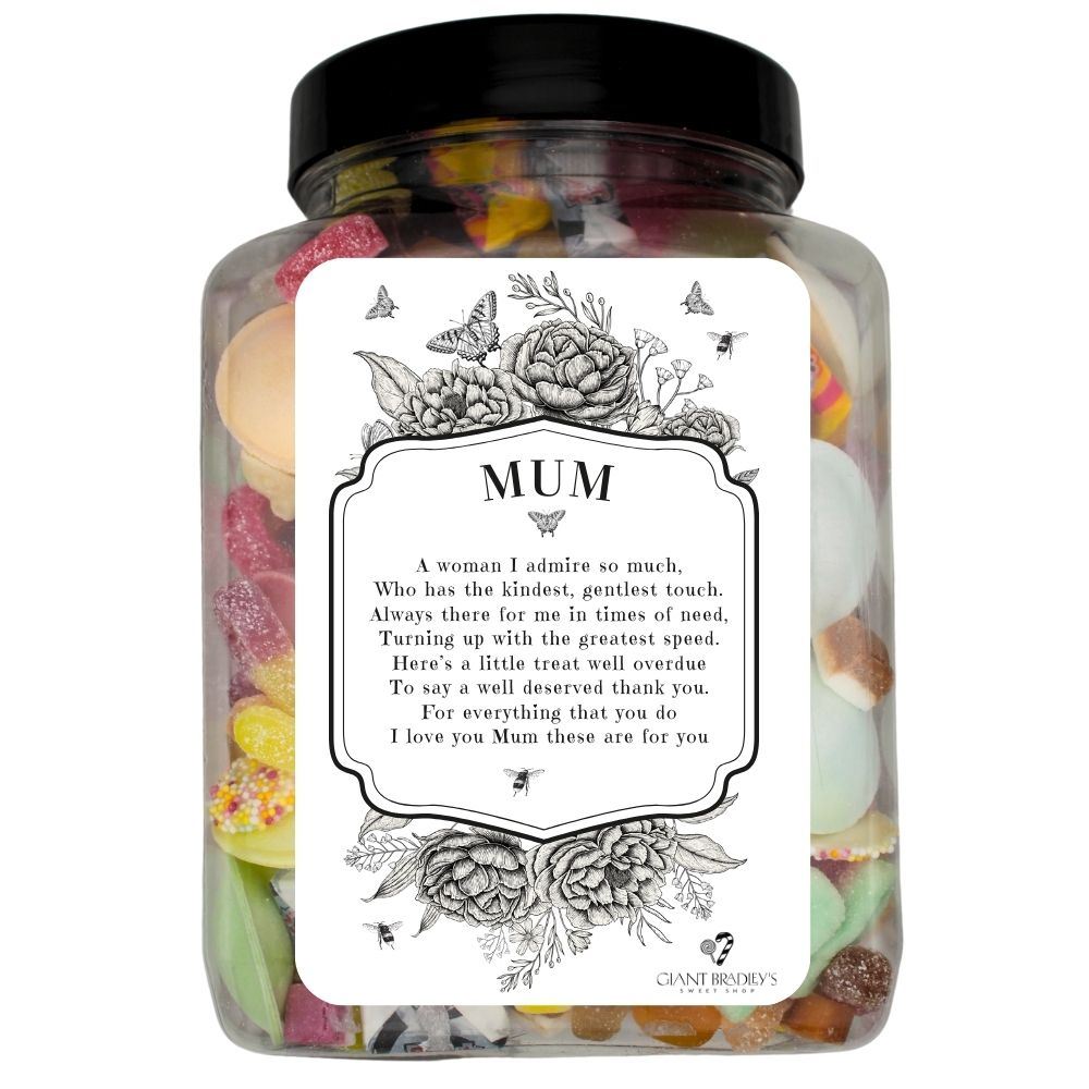 Mum Sweet Jar – Giant Bradley's Online Sweet Shop