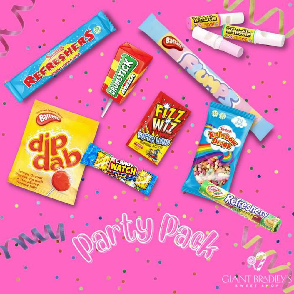 Party Sweet Pack - 1 Person – Giant Bradley's Online Sweet Shop
