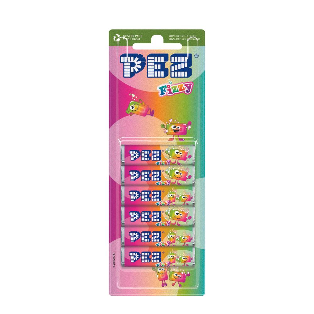 Pez Fizzy Refill 6 Pack 51g – Giant Bradley's Online Sweet Shop