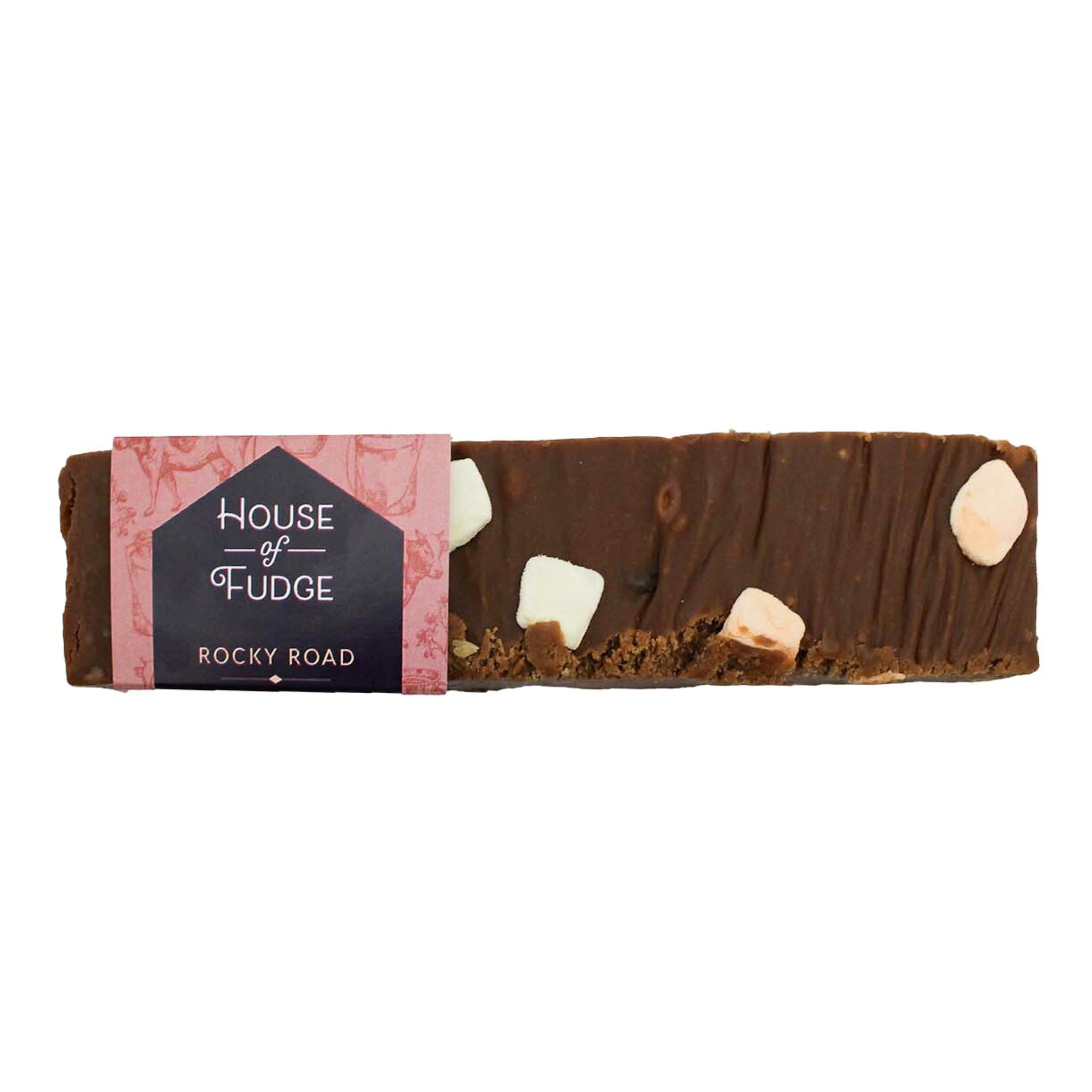 Rocky Road Gourmet Fudge Bar by House of Fudge 200g – Giant Bradley's ...