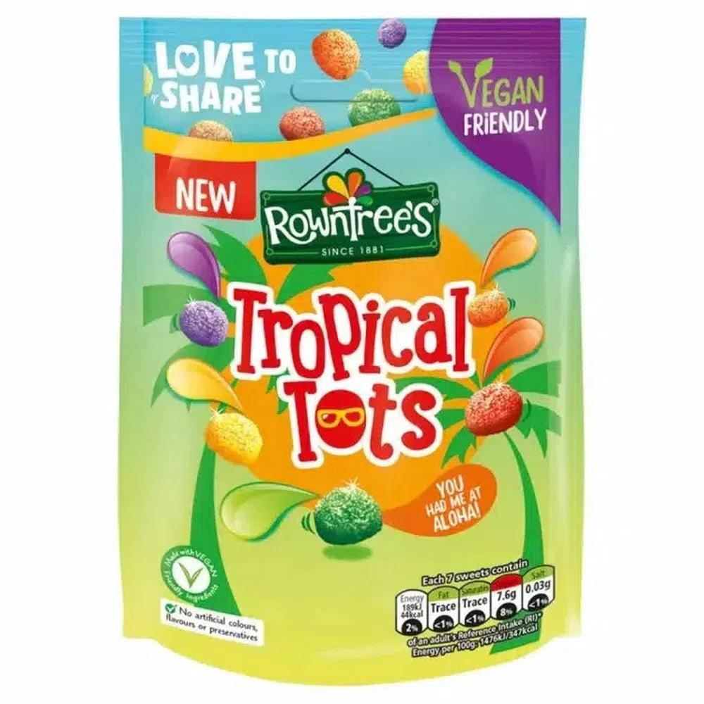 Rowntree's Tropical Tots Vegan Friendly Sweets Sharing Bag 140g – Giant ...