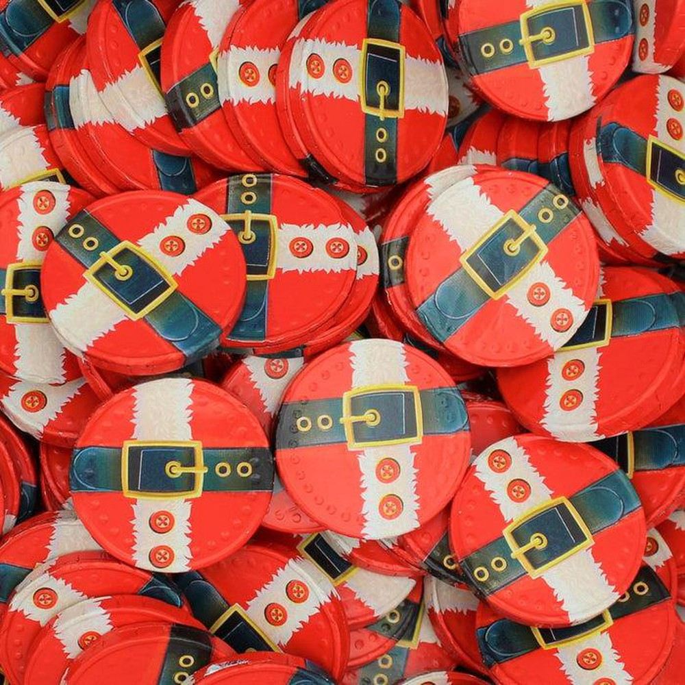 Santas Belt Milk Chocolate Coins – Giant Bradley's Online Sweet Shop