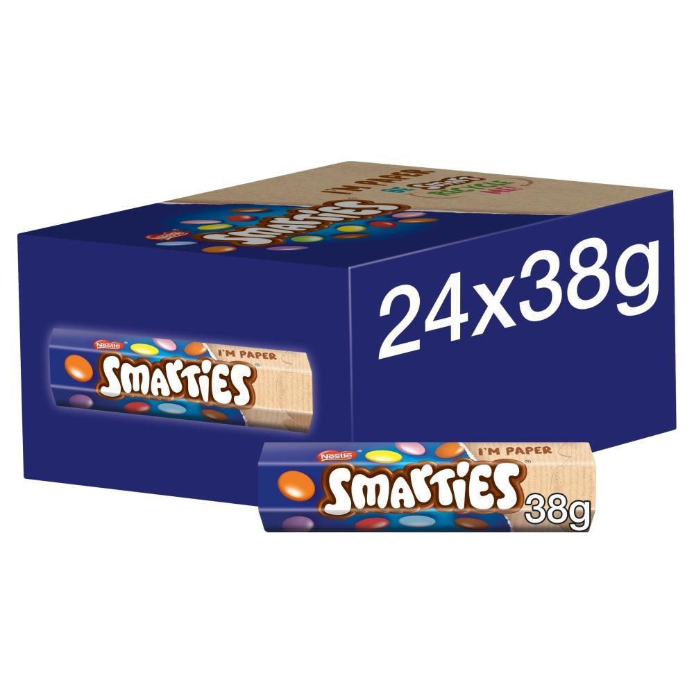 Smarties Milk Chocolate Tube 38g – Giant Bradley's Online Sweet Shop