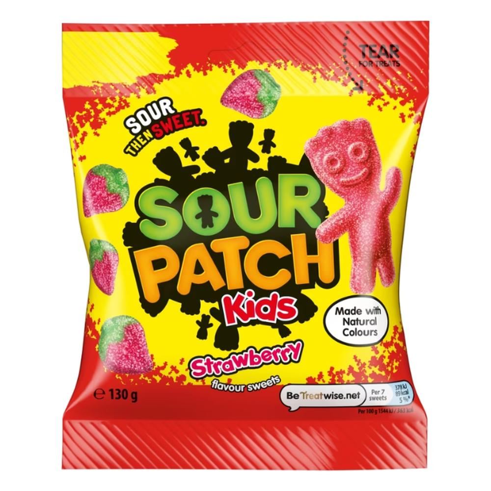 Sour Patch Kids Strawberry Flavour Sweets 130g – Giant Bradley's Online ...