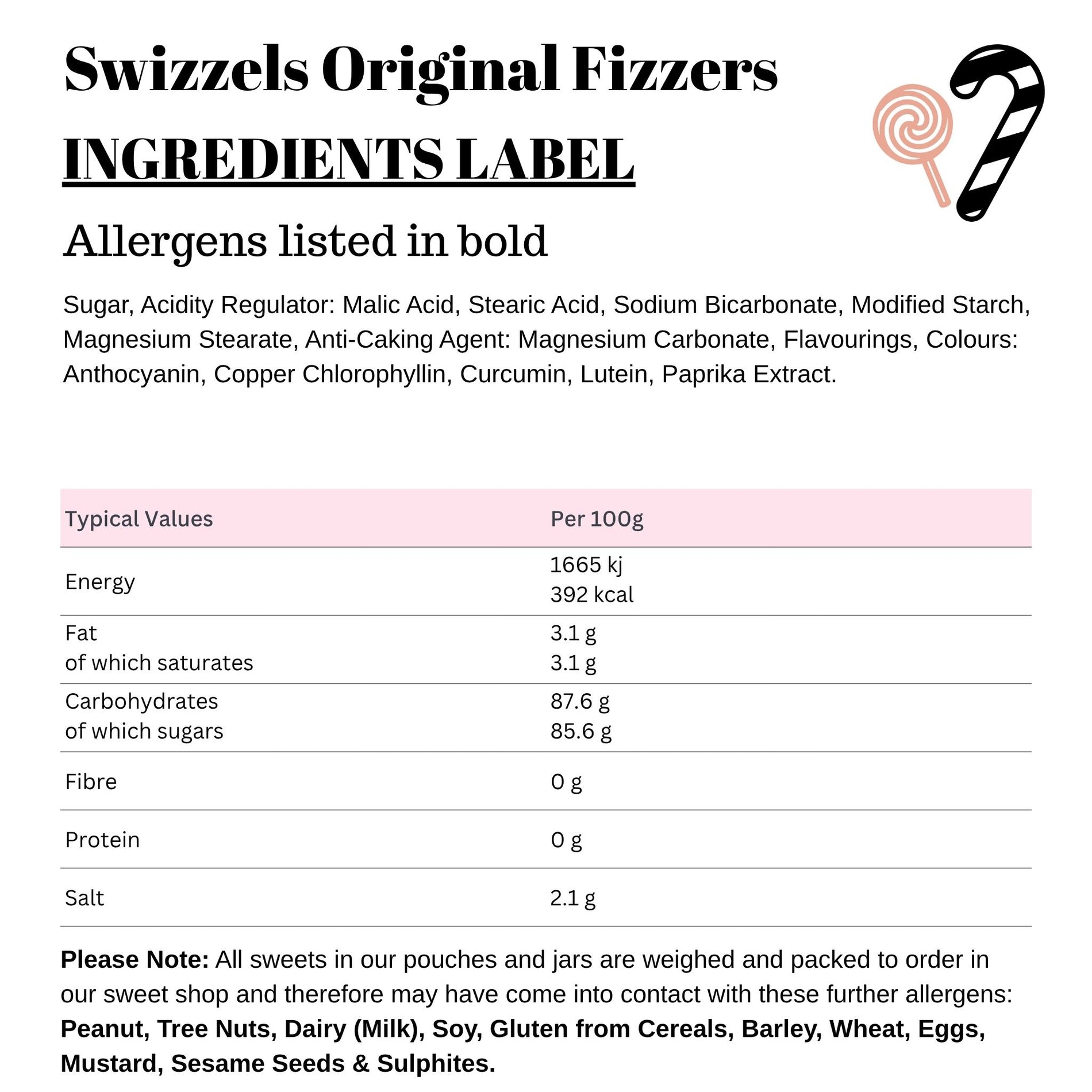 Swizzels Original Fizzers – Giant Bradley's Online Sweet Shop