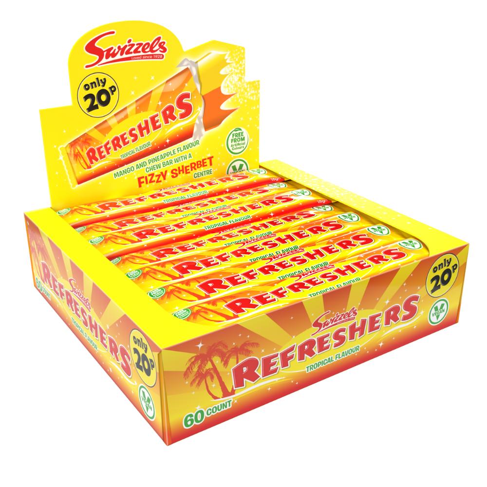 Swizzels Refreshers Tropical Flavour Bar 18g – Giant Bradley's Online ...