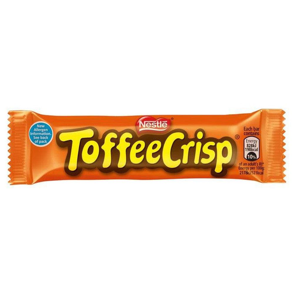 Toffee Crisp Milk Chocolate Bar 38g | Giant Bradley's Online Sweet Shop