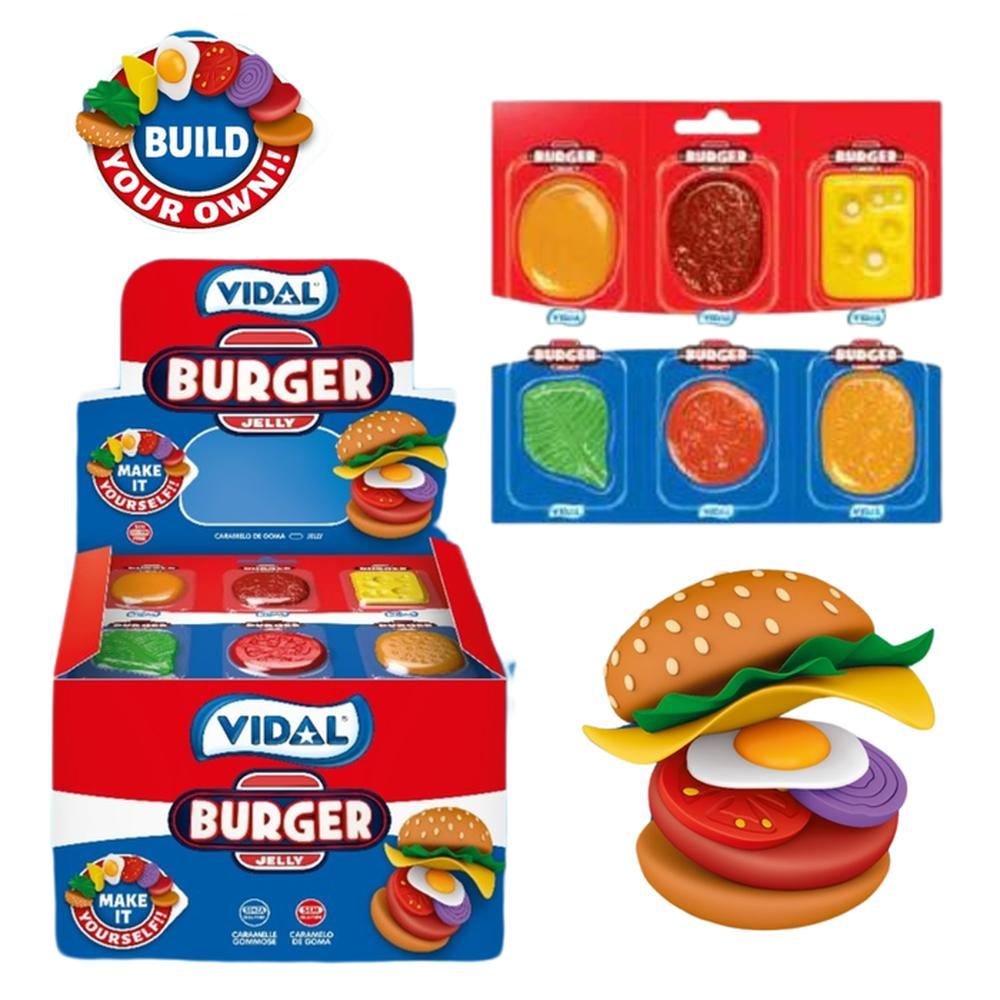 Vidal Burger Jelly 66g - Novelty Sweets – Giant Bradley's Online Sweet Shop