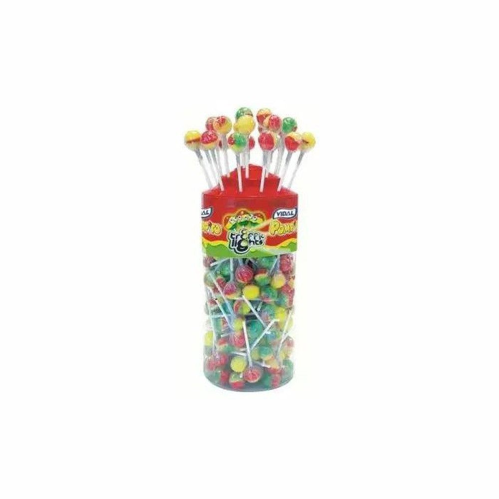 Vidal Traffic Lights Lollipops | Giant Bradley's Online Sweet Shop