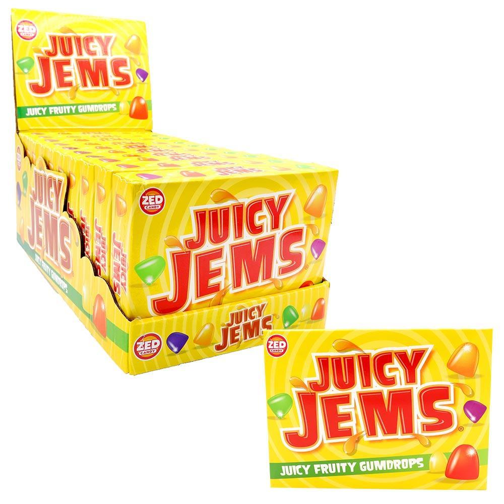 Zed Candy Juicy Jems Box 140g – Giant Bradley's Online Sweet Shop