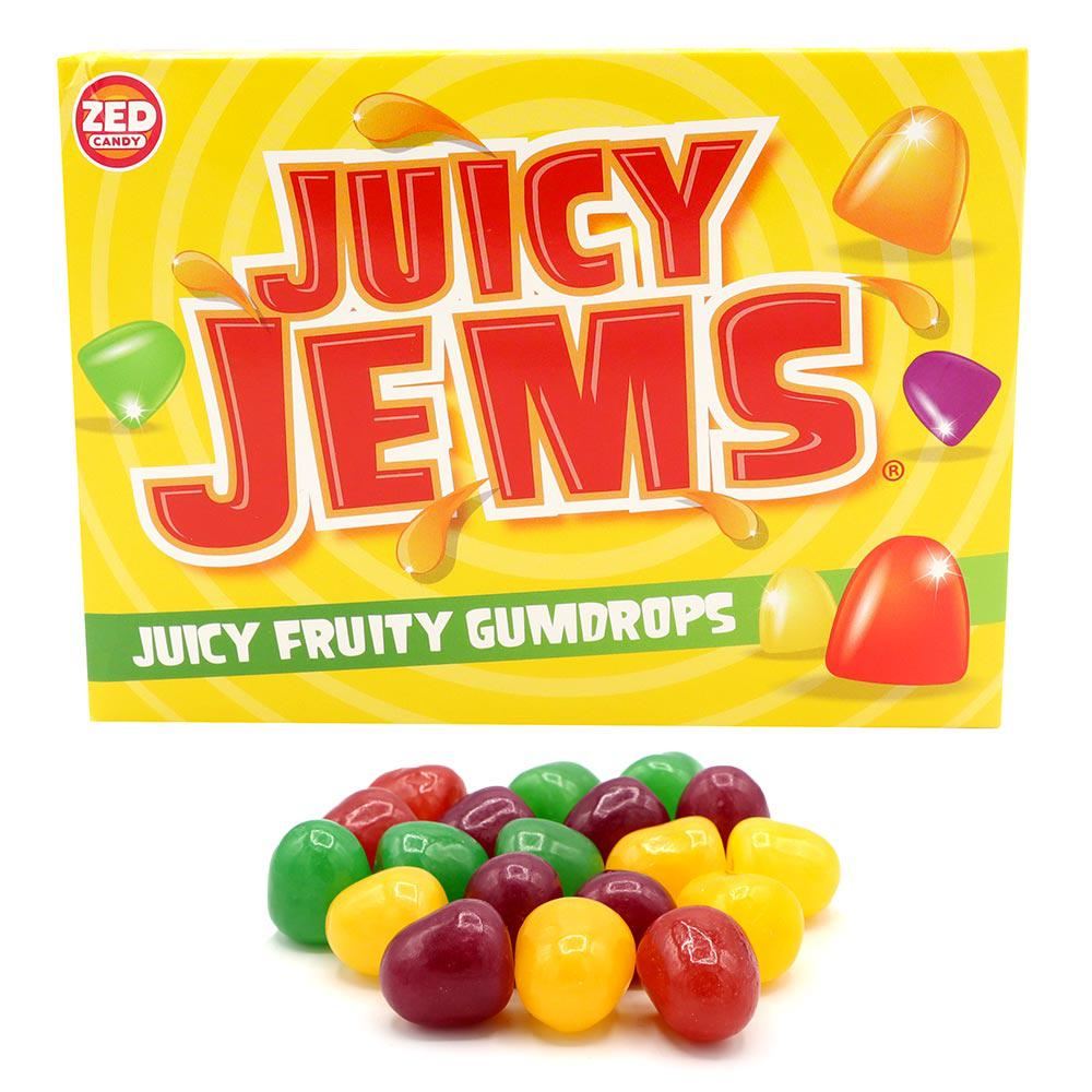 Zed Candy Juicy Jems Box 140g | Giant Bradley's Online Sweet Shop