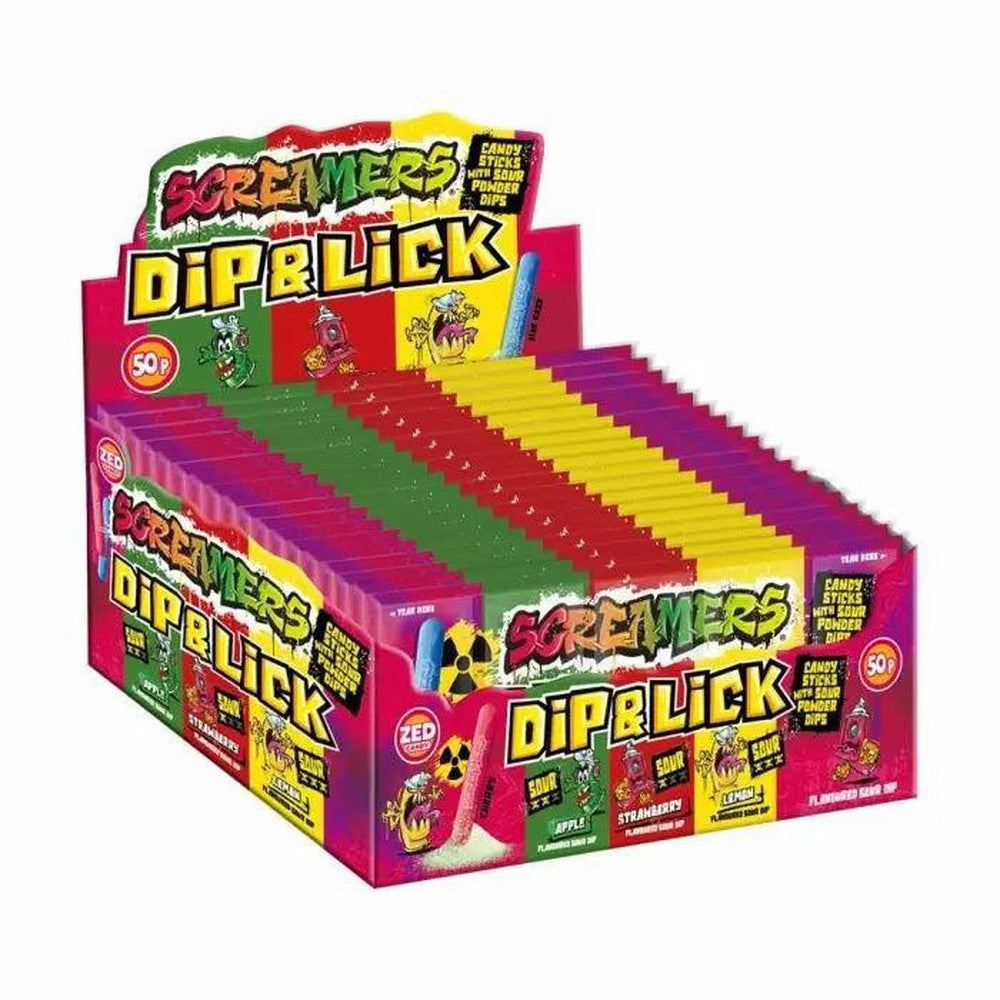 Zed Candy Screamers Dip & Lick 40g | Giant Bradley's Online Sweet Shop